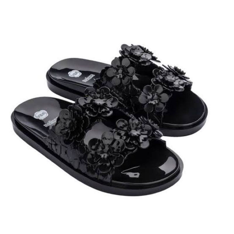Jual Melissa Slip On Sandal Flower Victor Wolf Sendal Flip Flop dan ...