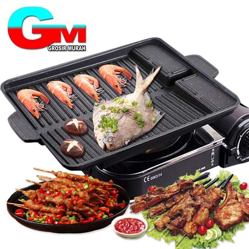 Jual Grill Pan Yakiniku Alat Panggangan Daging/panggangan BBQ Grill ...