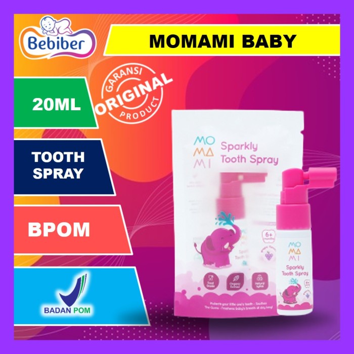 Jual MOMAMI TOOTHSPRAY 20ML / TOOTH SPRAY / PERAWATAN GIGI ANAK /SPRAY ...