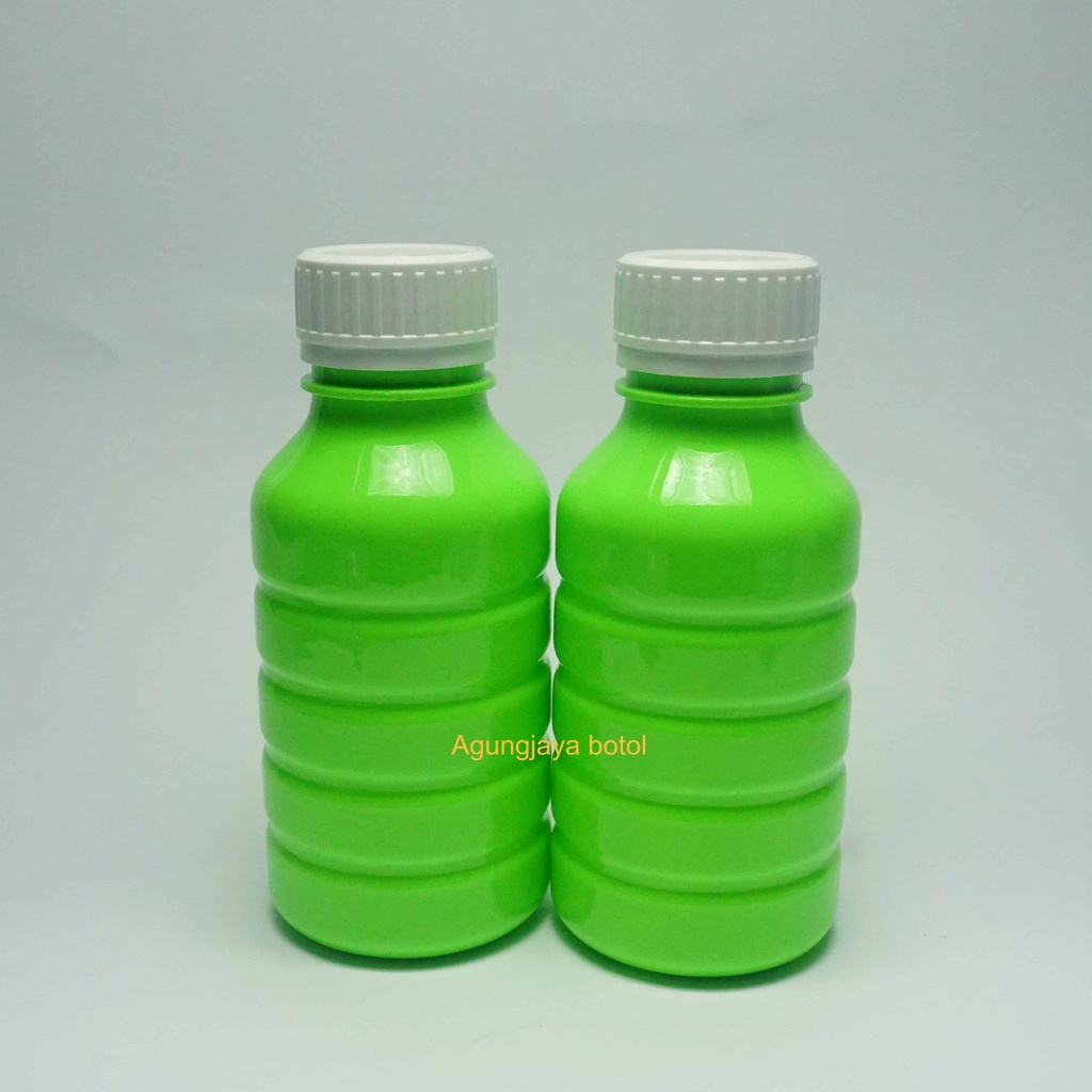 Jual Botol Pet 500 Ml PS Hijau Tutup Segel Kecil / Botol Plastik ...