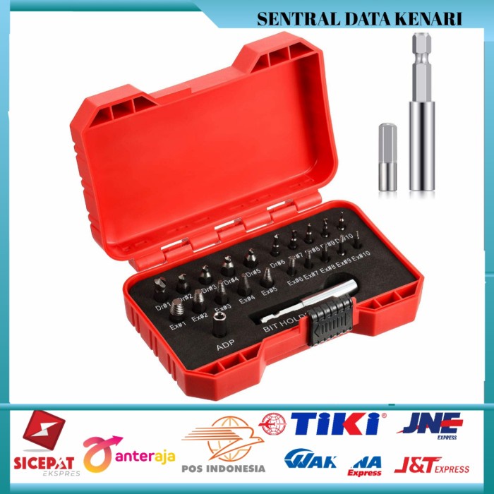 Jual Mato Alat Pembuka Baut Sekrup Rusak Dol Screw Extractor Mata Obeng ...