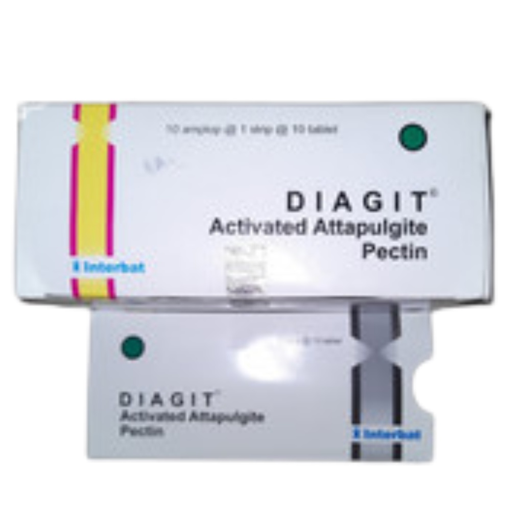 Jual Diagit 1 Strip isi 10 Tablet Penghenti Diare | Shopee Indonesia