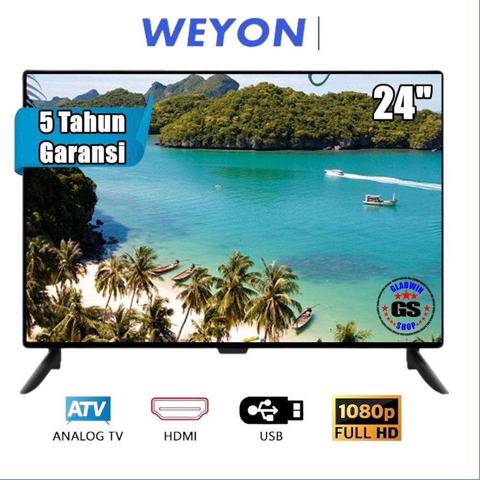 Jual Harga Diskon MEGA SALE - LED TV 24 INCH HD TELEVISI SUPPORT INPUT ...