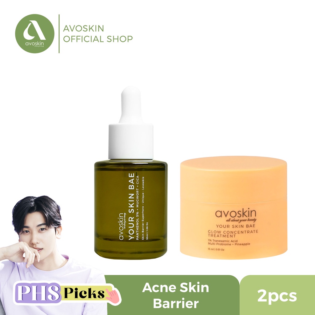 Jual Paket Skincare-Avoskin PHS Pick Acne Skin Barrier Kit-Kulit ...