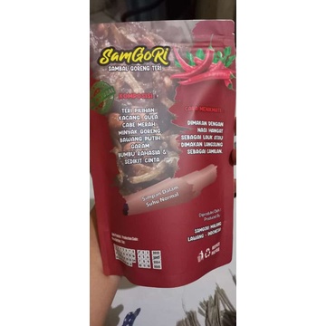 Jual SAMGORI Sambal Goreng Teri 180gram | Shopee Indonesia