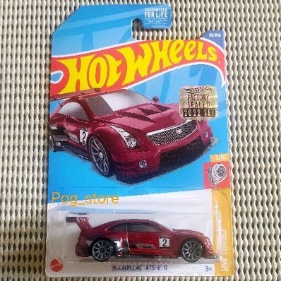 Jual Hot Wheels 2022 - 16 Cadillac ATS V-R - Maroon(Factory Seal 2022 ...