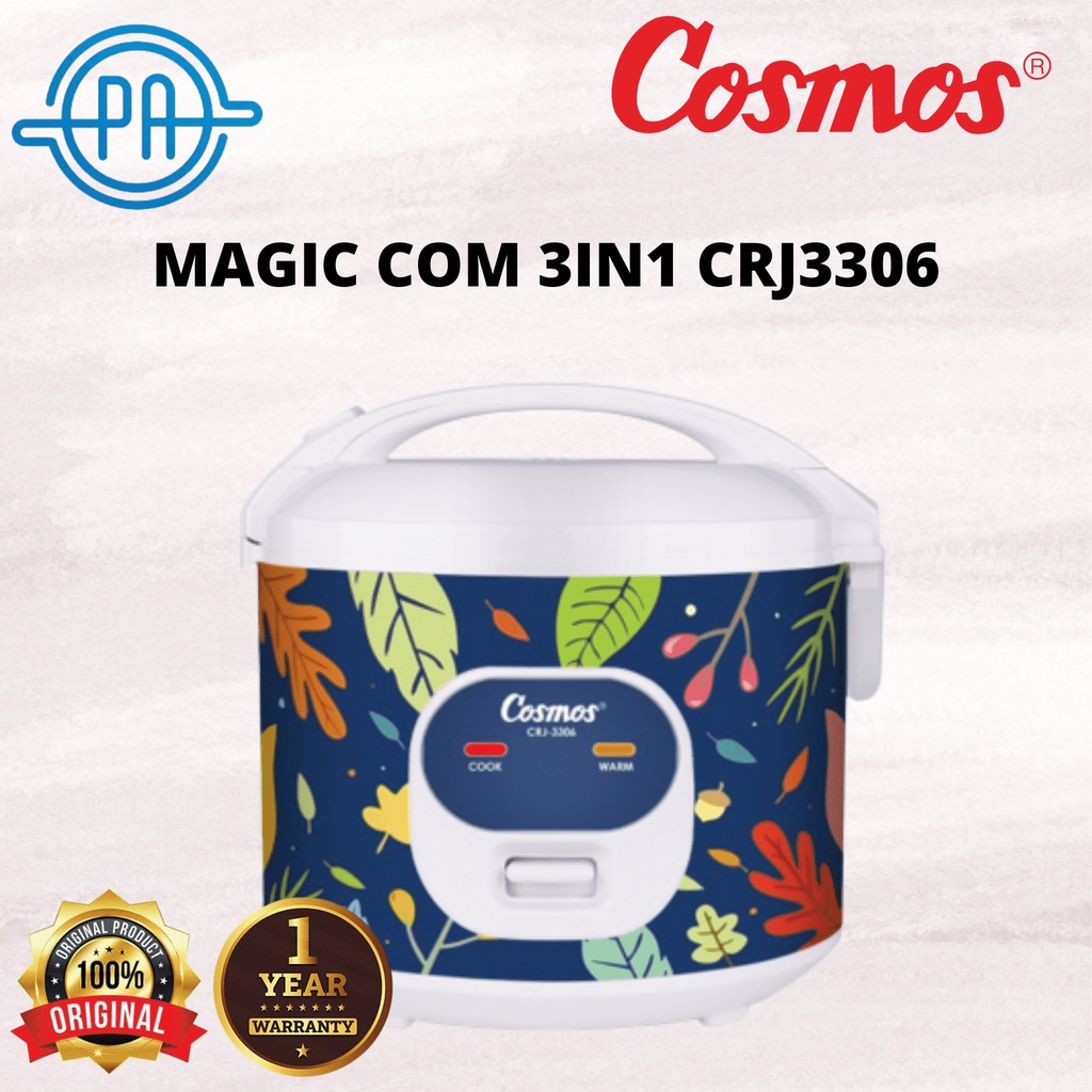 Jual MAGIC COM COSMOS 3IN1 CRJ3306 / CRJ 3306 1.8L FOOD GRADE WITH NON ...