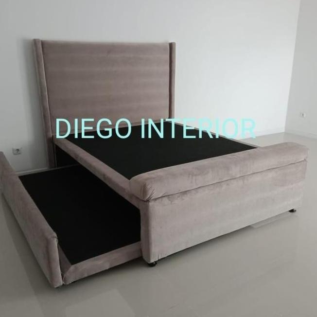 Jual DIPAN DIVAN SORONG 2IN1 RANGKA TEMPAT TIDUR ATAS 100X200 BAWAH ...