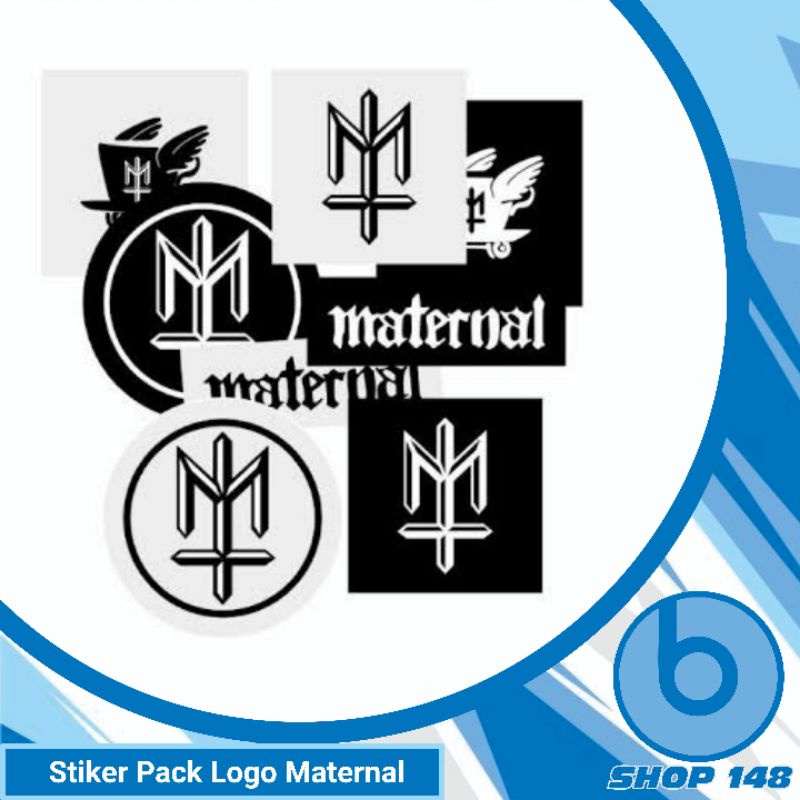 Jual stiker logo maternal/stiker pack maternal disaster/stiker distro ...