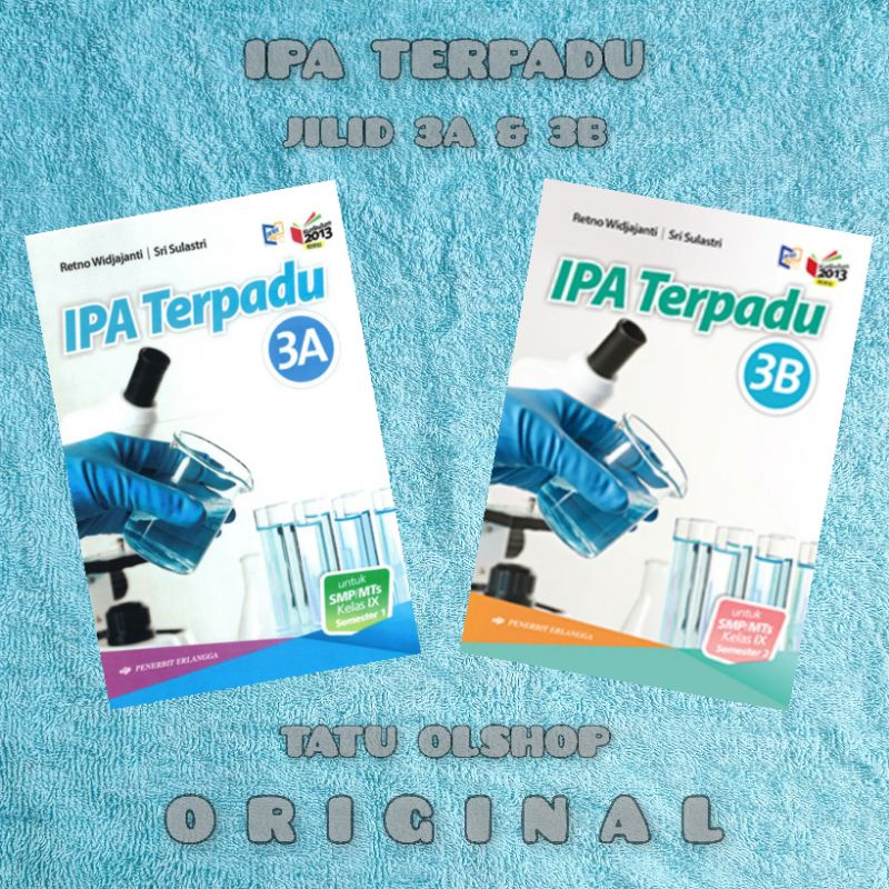 Jual Buku Ipa Terpadu SMP Kelas 9 IX 3 Jilid 3a 3b Semester 1 Semester ...