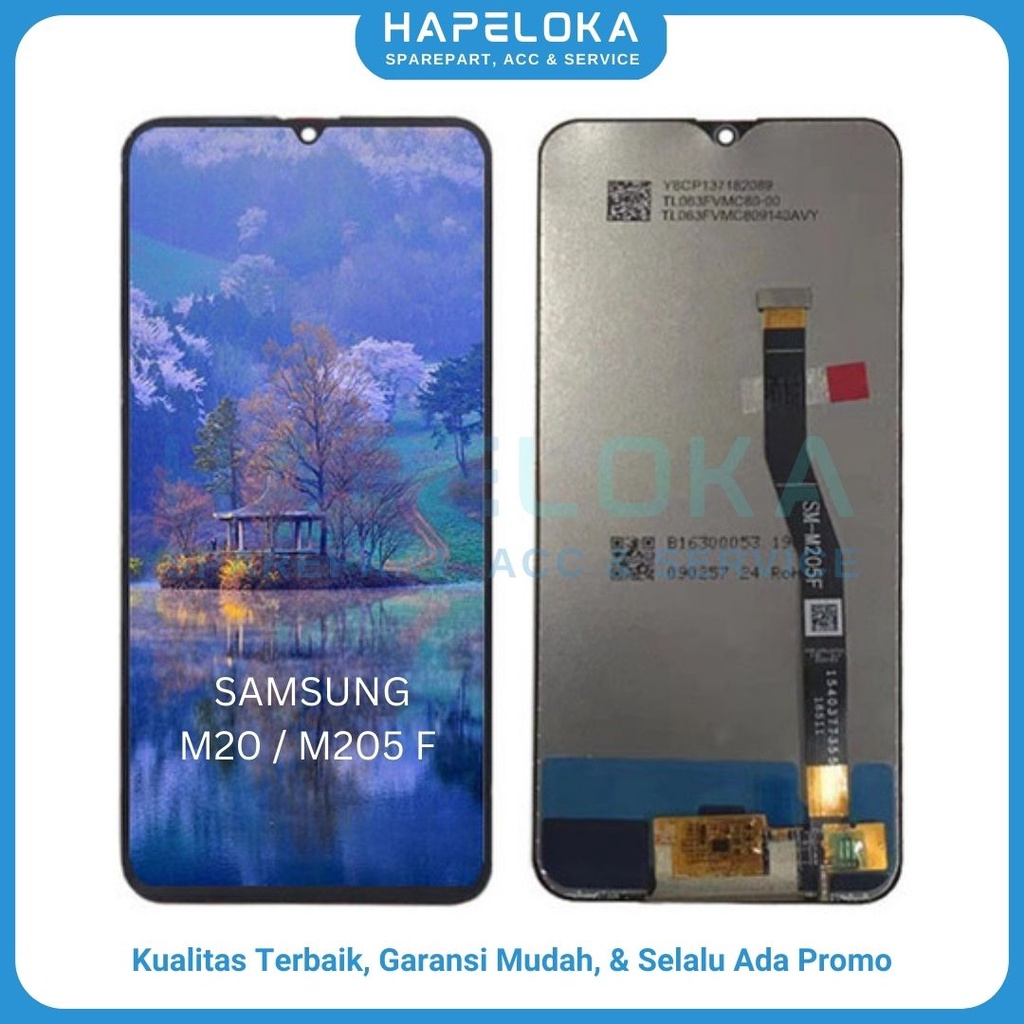Jual LCD TOUCHSCREEN SAMSUNG GALAXY M20 / M205 - ORI COMPLETE | Shopee ...
