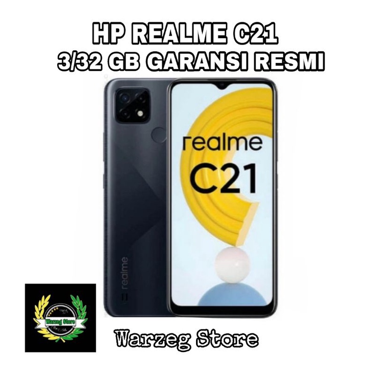 Jual HP REALME C21 3/32 GB - REALMI C 21 RAM 3GB ROM 32GB GARANSI RESMI | Shopee Indonesia
