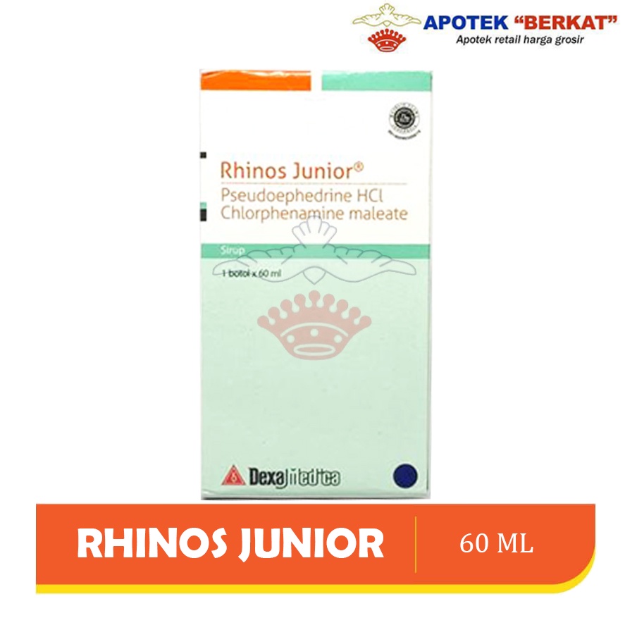 Jual RHINOS JUNIOR SYRUP 60ML/ FLU/ PILEK ANAK | Shopee Indonesia