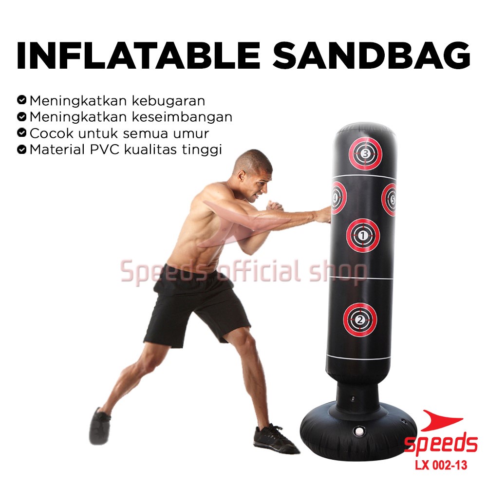 Jual SPEEDS Samsak Tinju Boxing Samsak Latihan Beladiri Tahan Pukulan ...