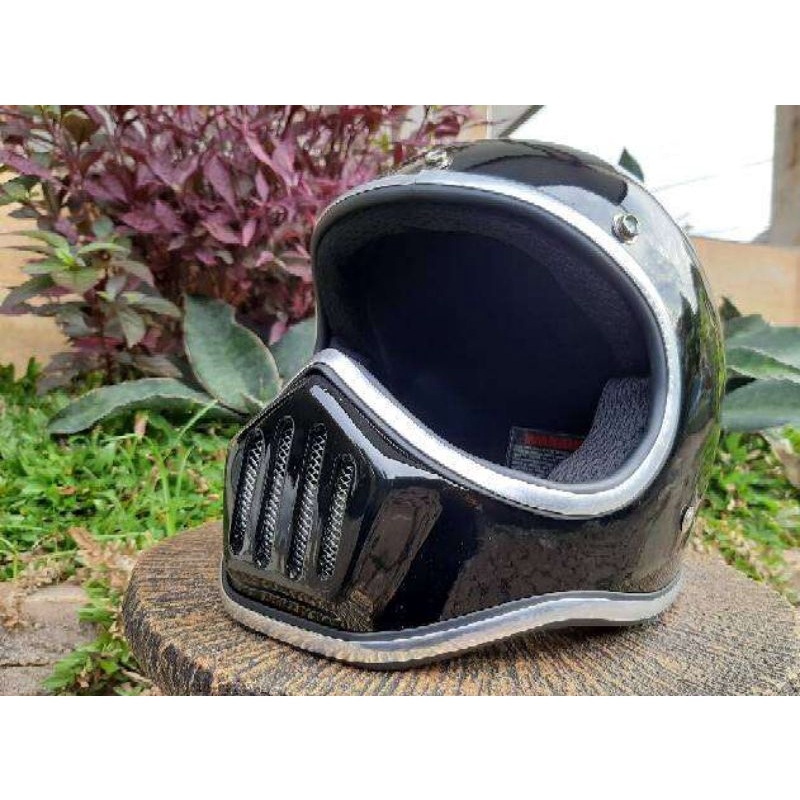 Jual Helm Cakil Custom Full Face Retro Klasik Pria-Wanita Murah ...
