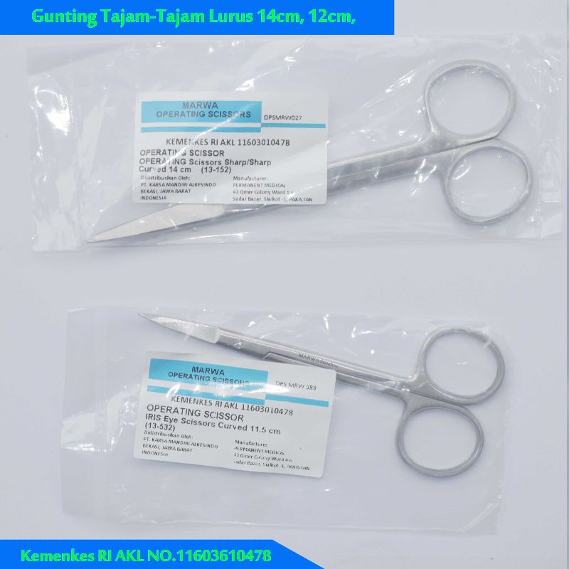 Jual Gunting Jaringan Gunting Operasi Tajam Tajam Lurus Tajam 14cm ...