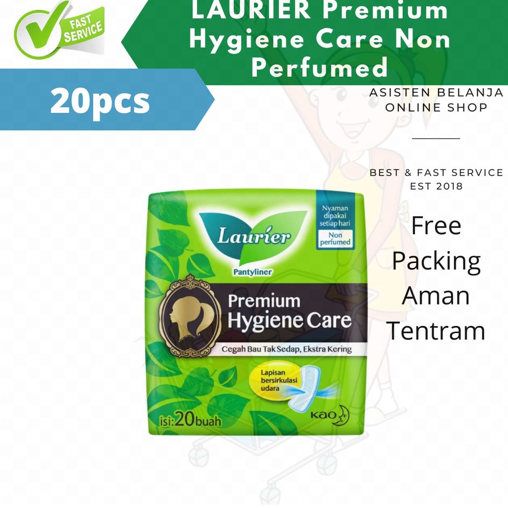 Jual LAURIER Pantyliner Clean Fresh Slim Non Perfumed isi 40s Panty ...