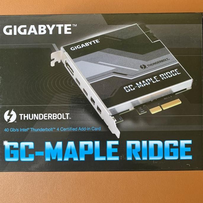 Jual Gigabyte GC Maple Ridge Thunderbolt 4 PCIe Expansion Card | Shopee ...