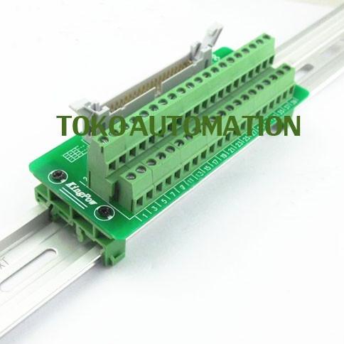 Jual IDC 40 Position Plug Terminal Block Interface Screw Type 40 PIN ...