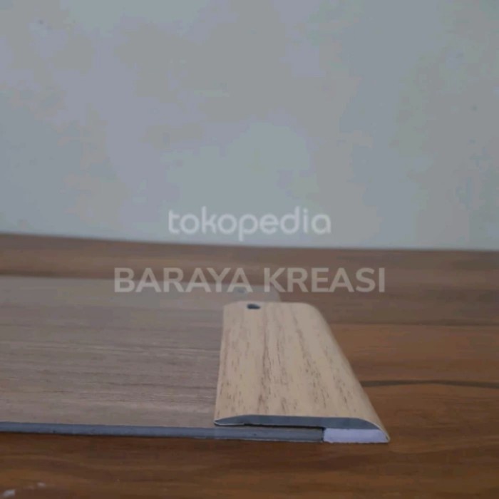 Jual Lantai List Adaptasi Pvc Padat Lantai Vinyl Spc Parket 244Cm ...