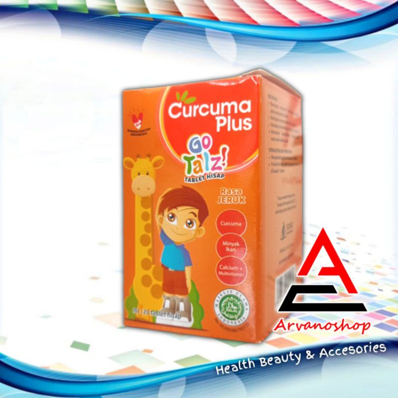 Jual CURCUMA PLUS GO TALZ 20 TABLET HISAP (ED 4/2026) | Shopee Indonesia