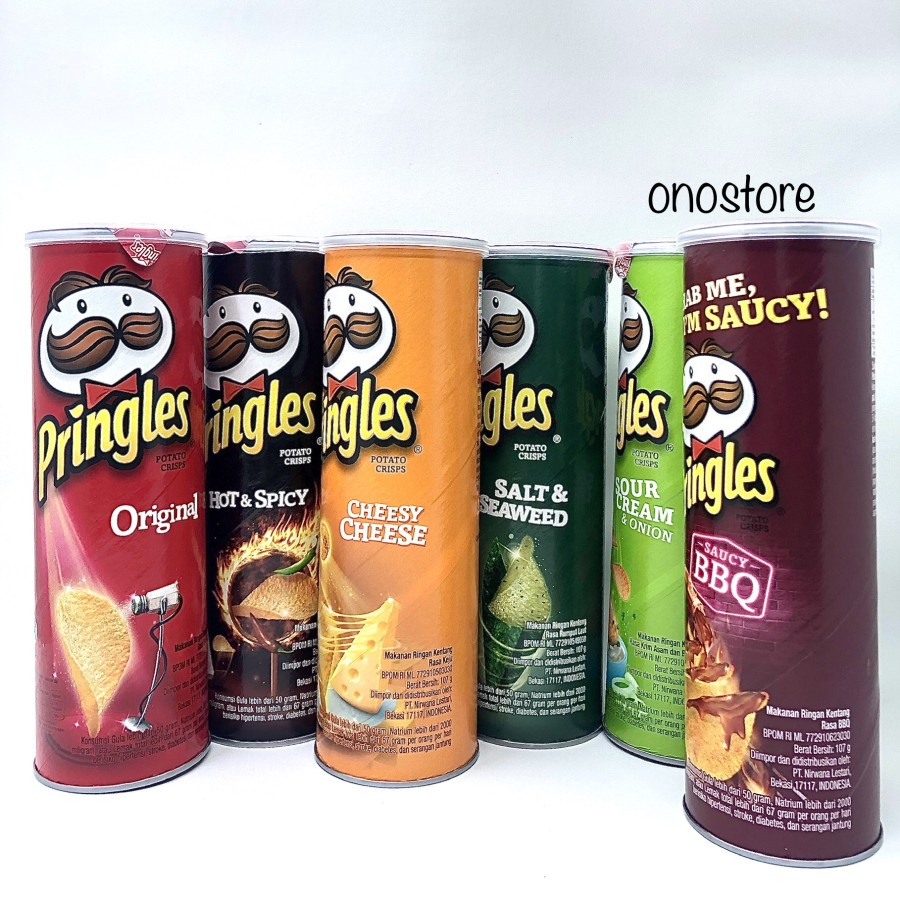 Jual SHIPMENT - Pringles Potato Crispy 107 gram | Shopee Indonesia