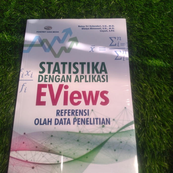 Jual BUKU STATISTIKA DENGAN APLIKASI EVIEWS | Shopee Indonesia
