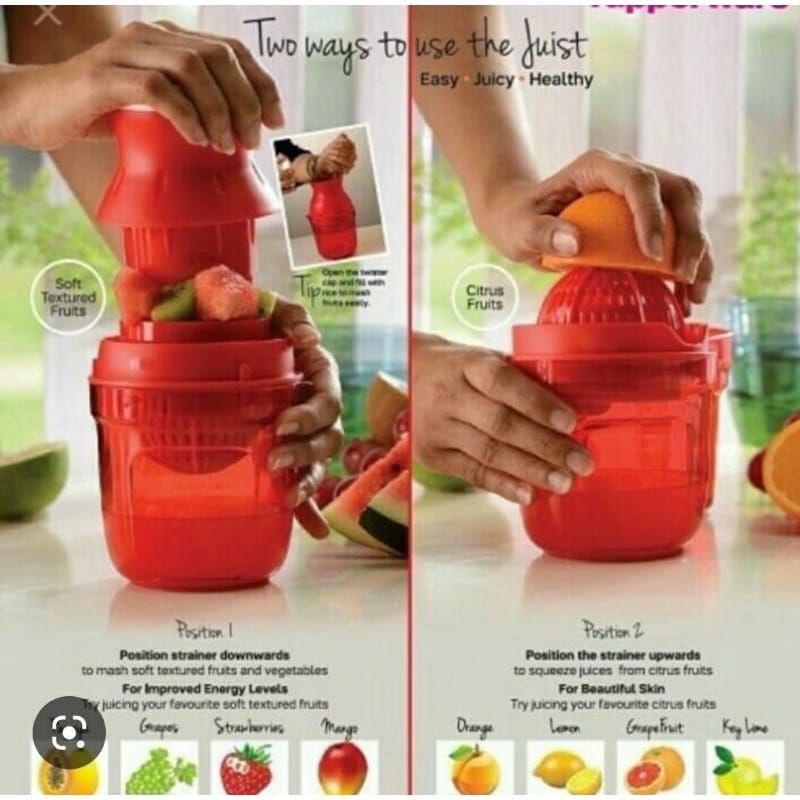 Jual Tupperware blender manual / pemeras jeruk Sunkist /membuat MPASI ...