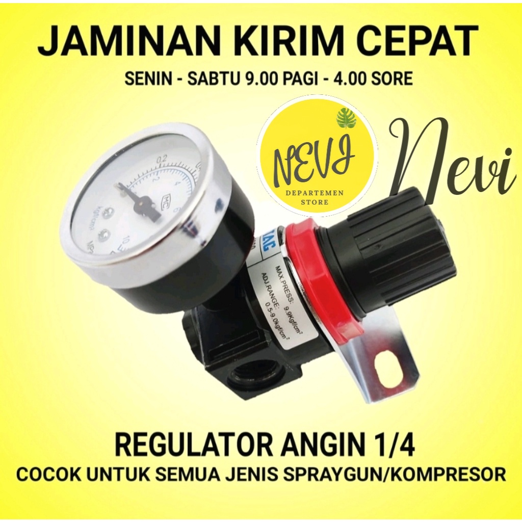 Jual REGULATOR SETELAN ANGIN SPRAYGUN SPRAY GUN Kompresor REGULATOR AR ...
