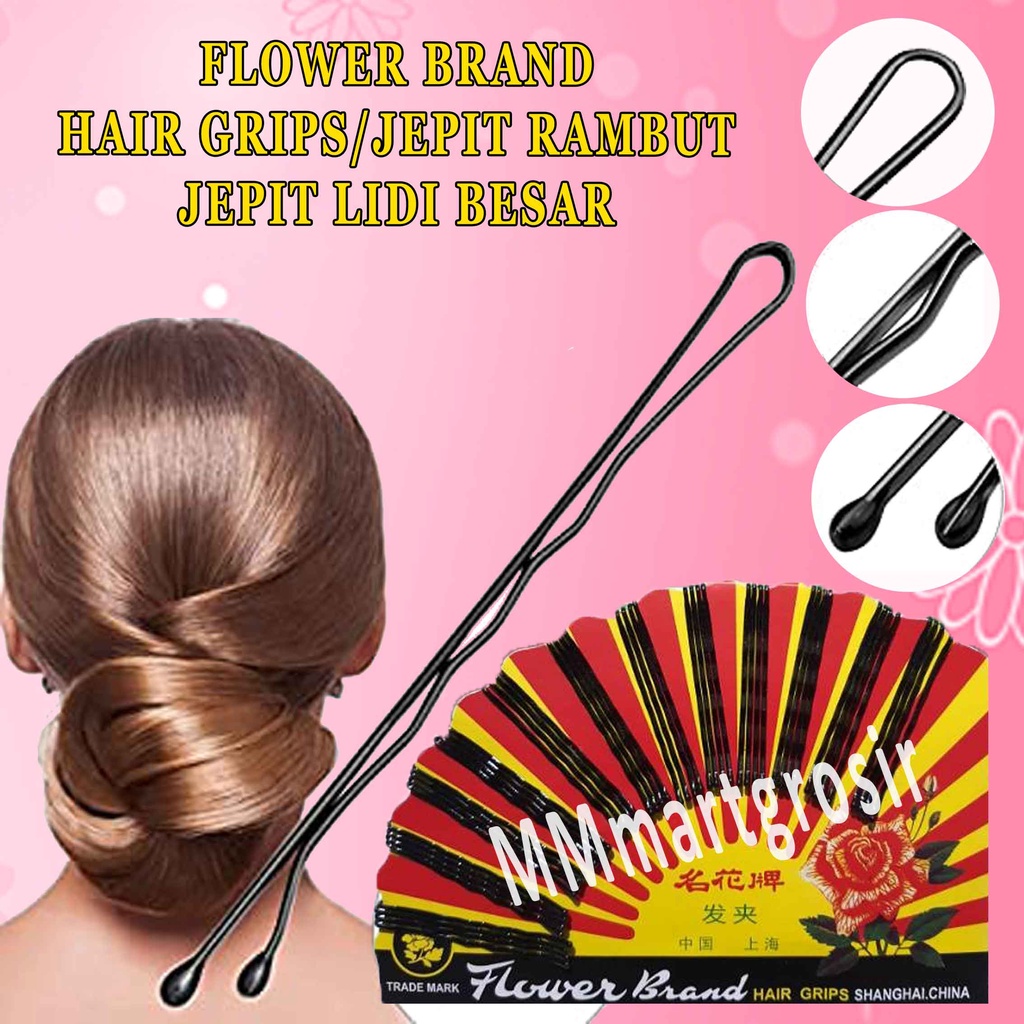 Jual Flower Brands / Hair Grips / Jepit Lidi Besar / Jepit Rambut ...
