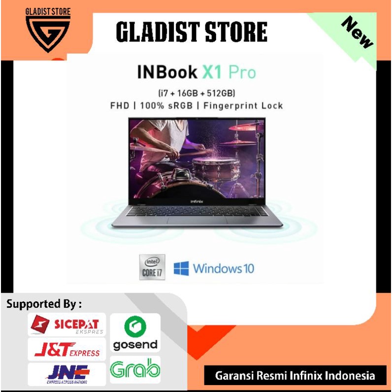 Jual Infinix Laptop Inbook X1 Pro core i7 16GB+512GB | Shopee Indonesia
