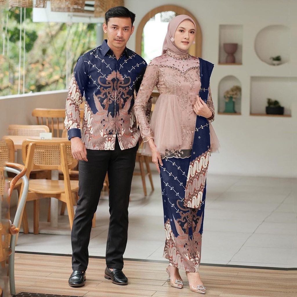 Jual BATIK COUPLE TERMURAH - Batik Couple Lamaran Dewi Kebaya Wisuda ...