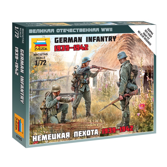 Jual Figure German Infantry 1939-1942 Skala 1:72 Zvezda | Shopee Indonesia