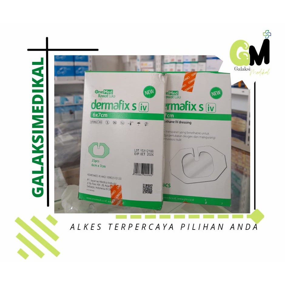 Jual Dermafix iv s OneMed/ Plester iv transparan/ Plester infus Box ...