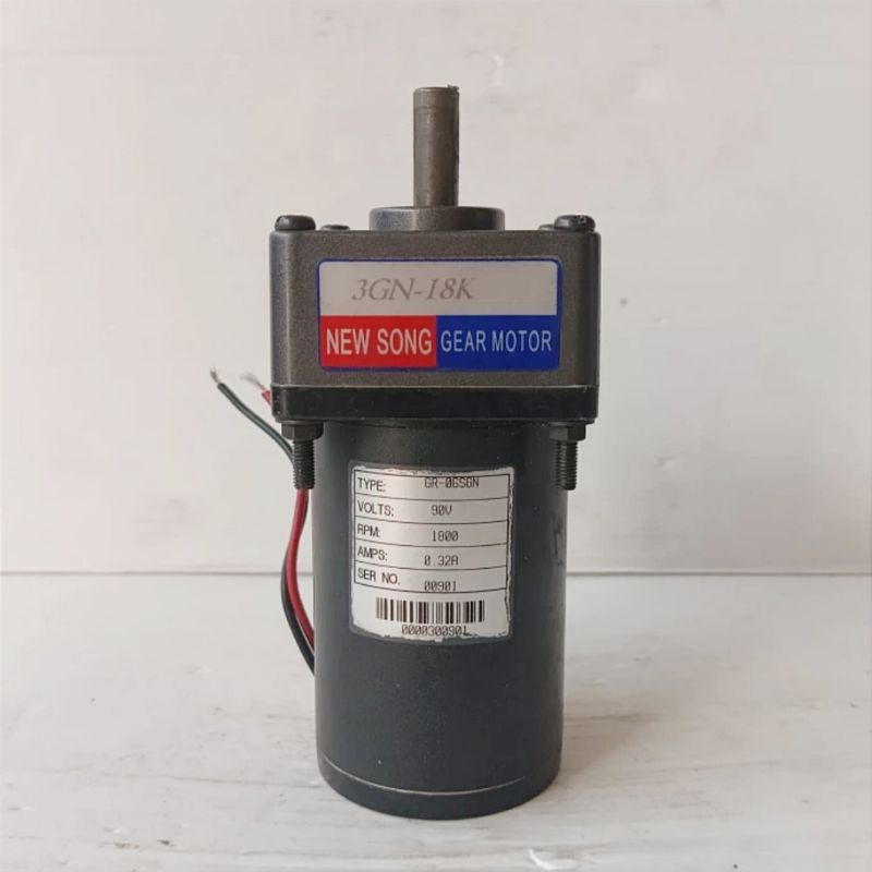 Jual DC MOTOR GEARBOX 90V DC RATIO 1:18 100rpm | Shopee Indonesia