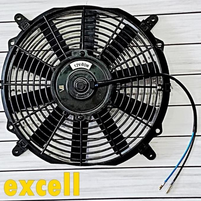 Jual Extra Fan Universal 12" Inch Ac Mobil Radiator Condensor 10 Daun ...