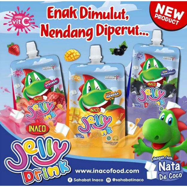 Jual Inaco Jelly Jeli Drink Pouch ( 1 Pak isi 5 Pouch ) | Shopee Indonesia