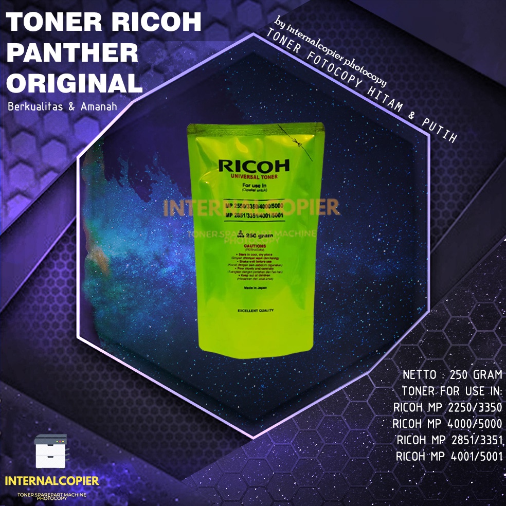 Jual Toner Ricoh Bubuk Tinta MP 2851 3350 3351 4000 4001 5000 5001 ...