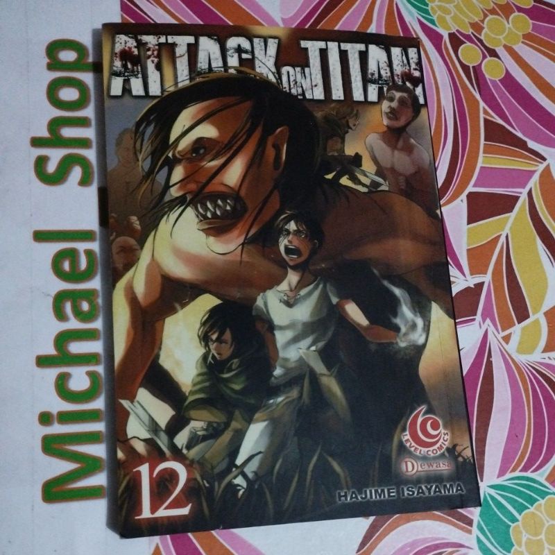Jual Komik aot attack on titan nomer 12 hajime isayama | Shopee Indonesia