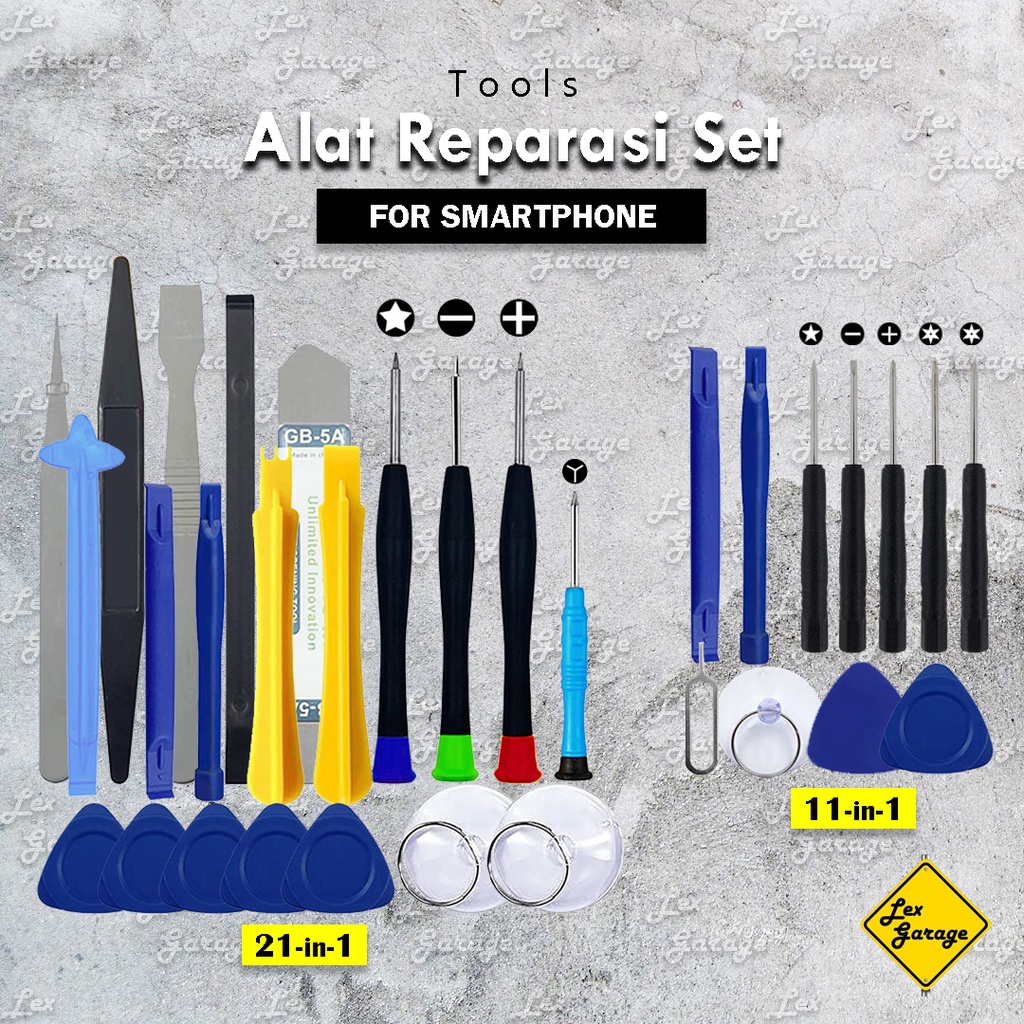 Jual Obeng HP Full Set Alat Service Servis Reparasi HP Laptop | Shopee Indonesia