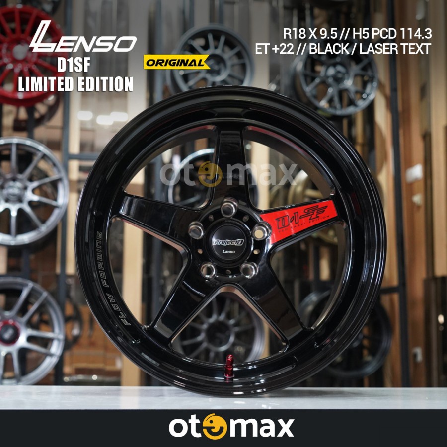 Jual Velg Mobil Lenso D1 SF Limited Edition Original Ring 18 Black ...