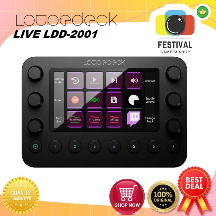 Jual Loupedeck Live LDD-2001 Precision Video Editing Console | Shopee ...