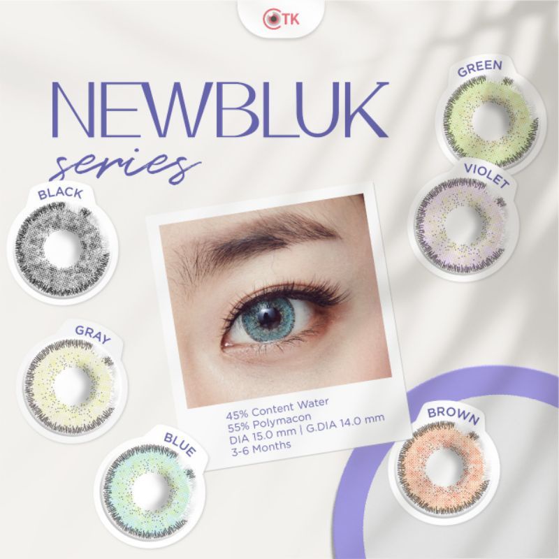 Jual SOFTLENS NEWBLUK NORMAL 15mm | Shopee Indonesia
