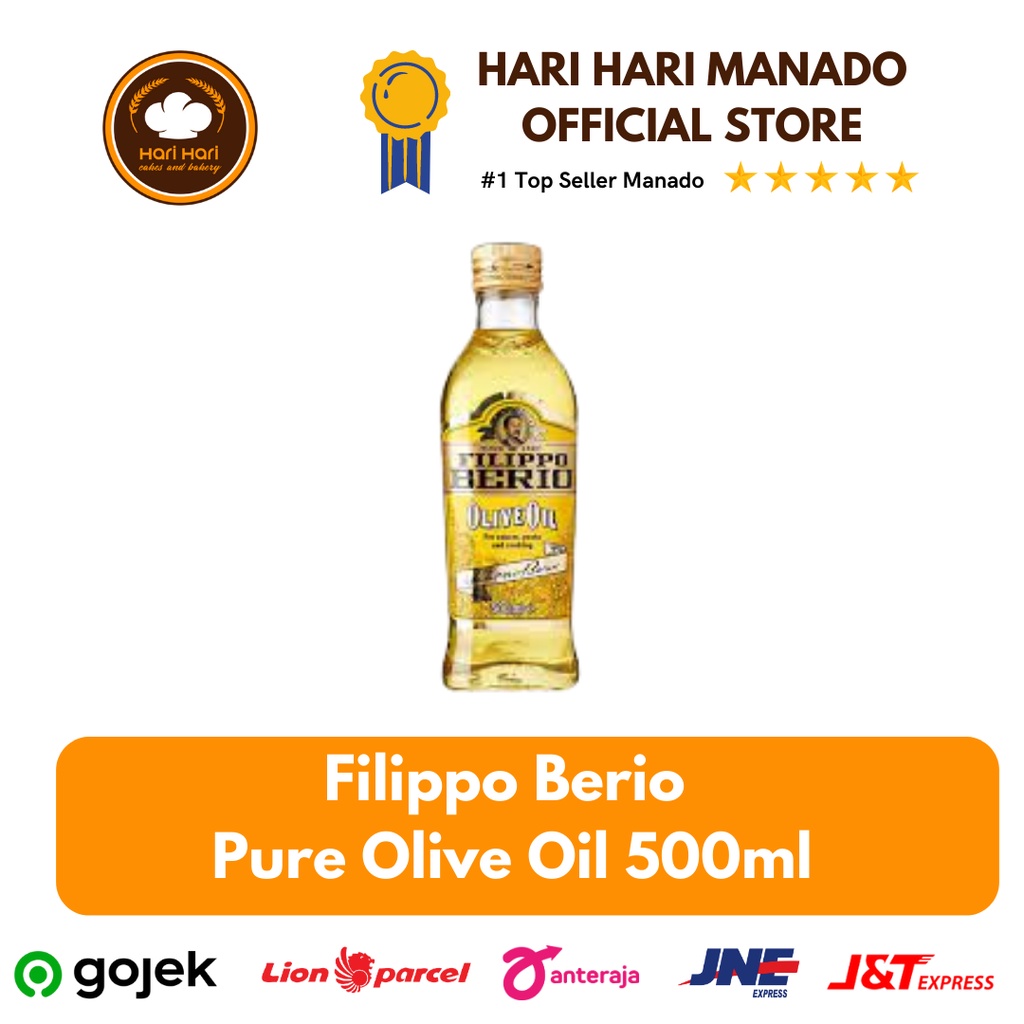 Jual Filippo Berio Pure Olive Oil 500 ml | Shopee Indonesia