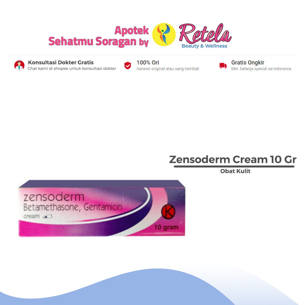 Jual ZENSODERM CREAM 5GR | Shopee Indonesia