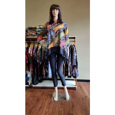 Jual Blouse batik modern unik asli semi formal | Shopee Indonesia