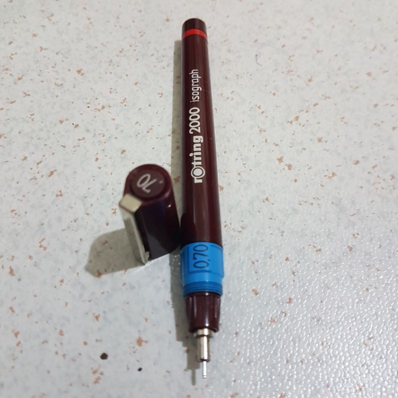 Jual Langka Rotring 2000 Isograph 0.70 rapido jerman pulpen gambar ...