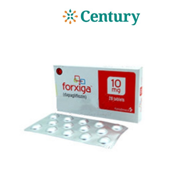 Jual FORXIGA 10MG TAB 28'S 1 STRIP ISI 14 tab/ DEPAGLIFOZIN / DIABETES ...