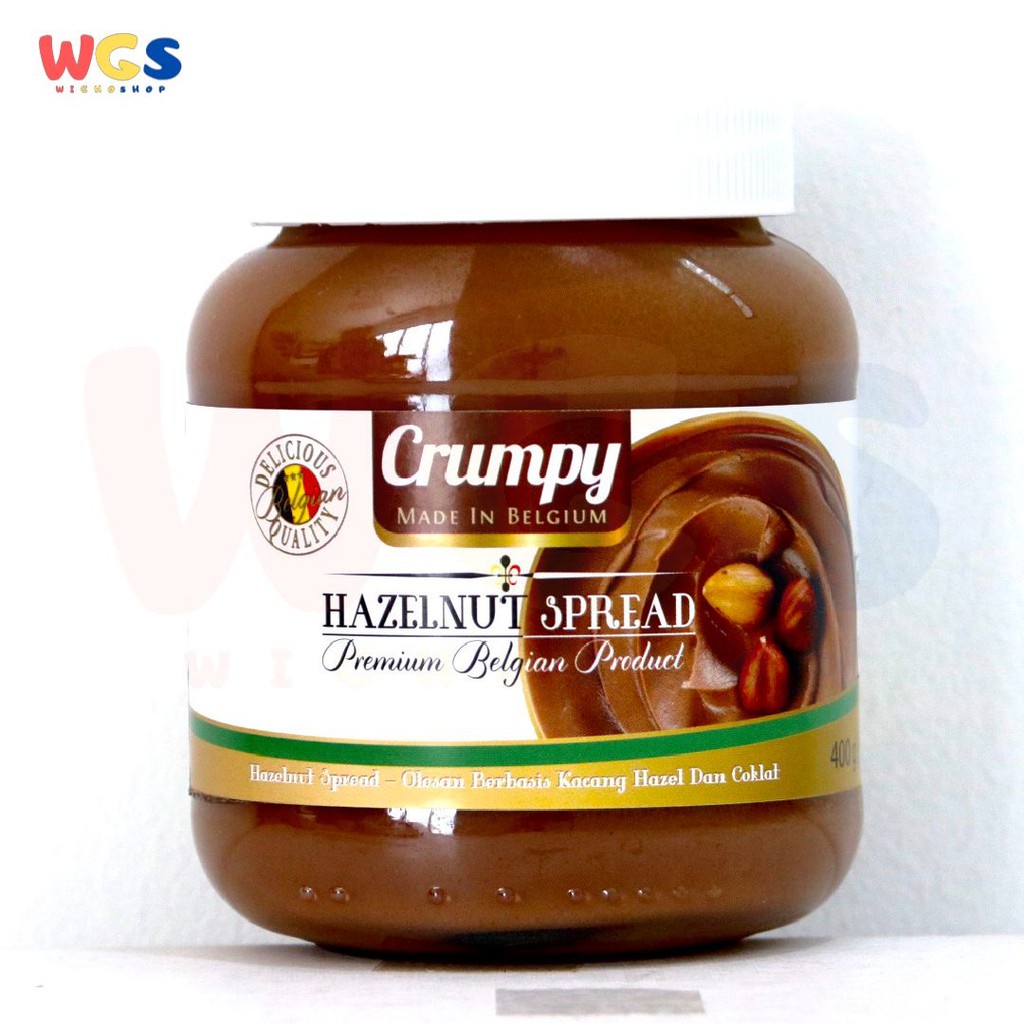 Jual Crumpy Selai Hazelnut Spread 400 gr - Selai Chocolate Kacang ...