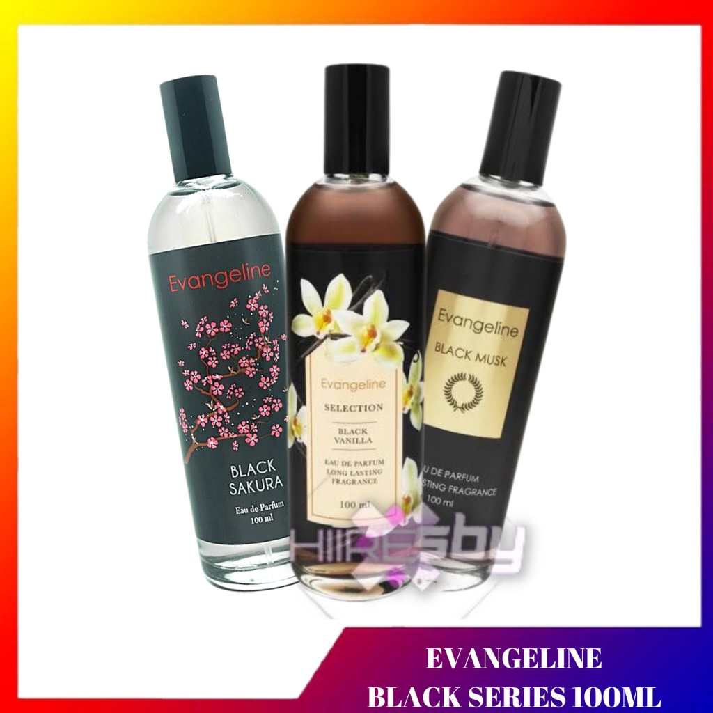 Jual Evangeline Eau De Parfum Black Series 100ml BPOM | Black Sakura ...